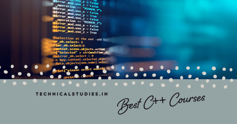 12 Best C++ Courses & Certifications Online (2026) - Technicalstudies