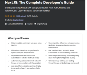 11 Best NextJS Courses And Certifications For Developers (2025) - Technicalstudies
