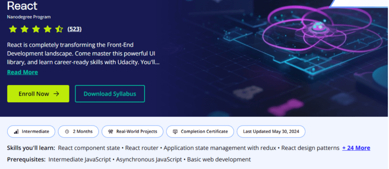 11 Best React Courses And Certifications For Developers (Updated 2025) - Technicalstudies