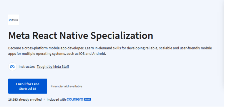 11 Best React Native Courses Web Developers Can Join (2025 ...