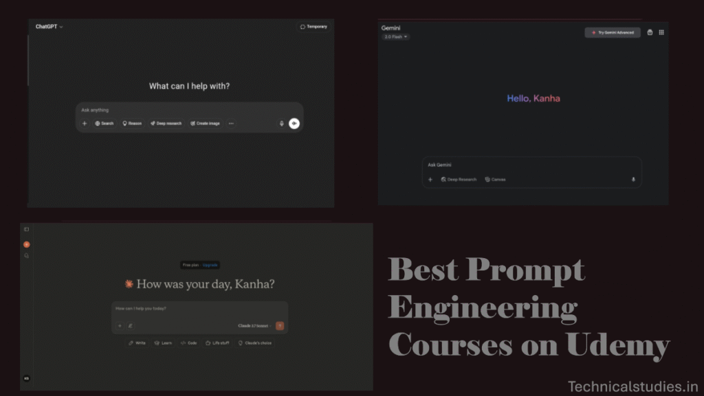 Top 10 Best Prompt Engineering Courses On Udemy In 2026 - Technicalstudies