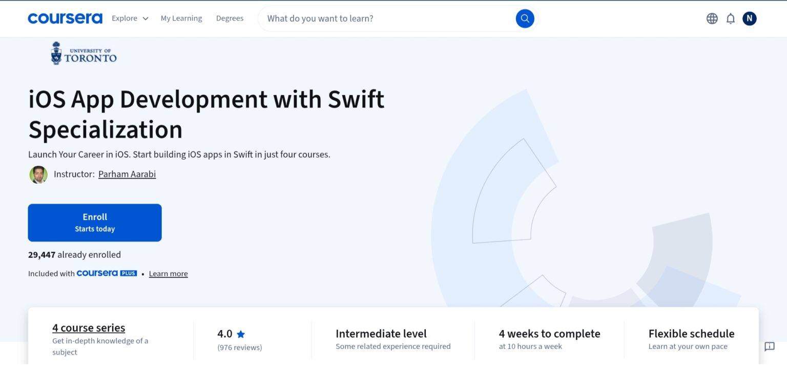 5 Best Swift Programming Courses On Coursera - Technicalstudies